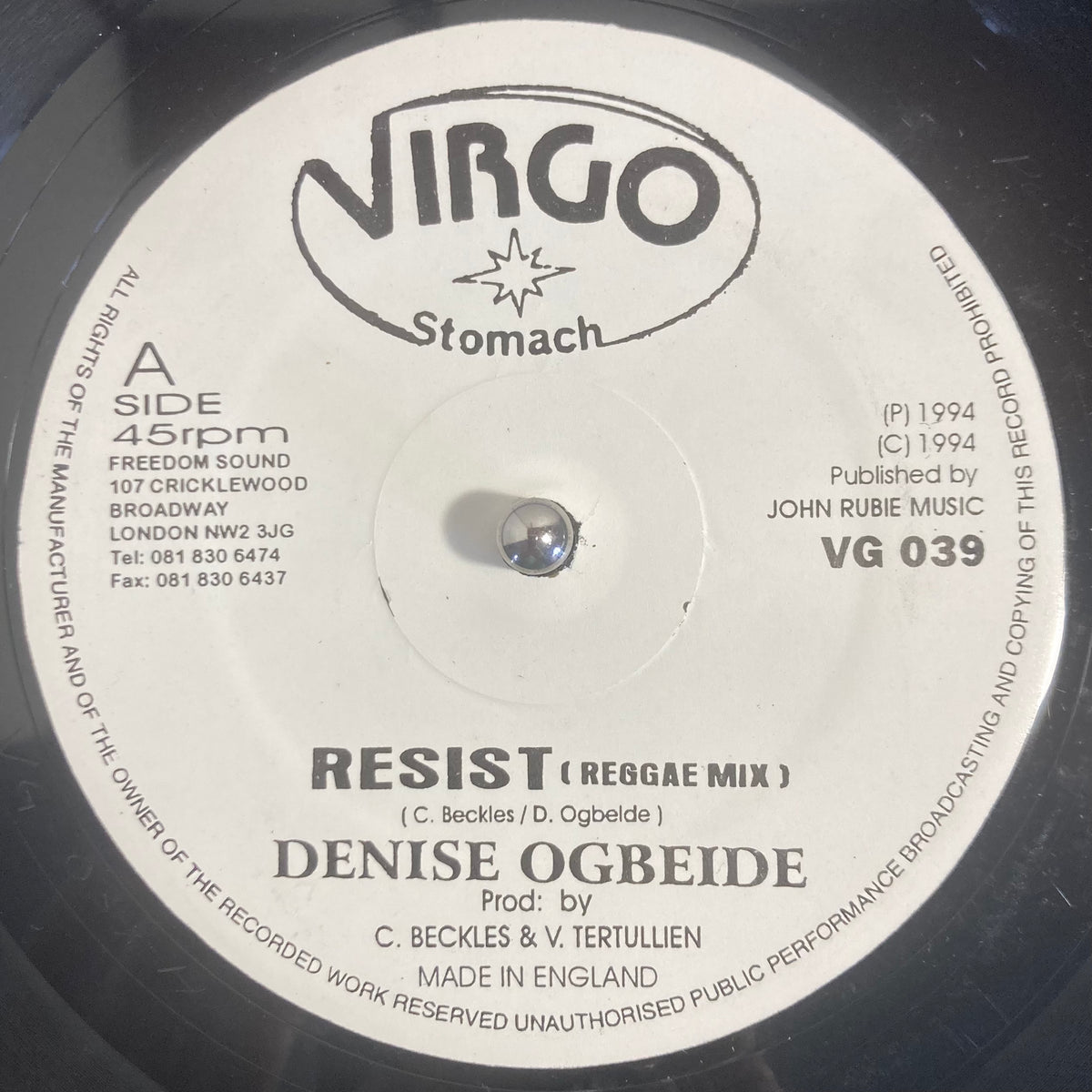 Denise Ogbeide | Resist 12" – Dubwise Vinyl